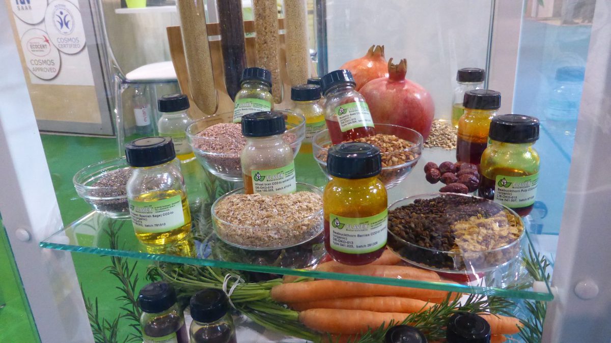 FLAVEX Naturextrakte at Cosmetic Business Trade Fair Munich